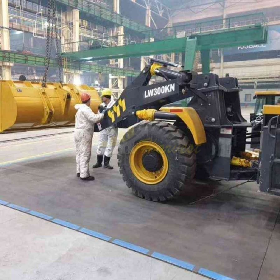 To Uzbekistan-2 Units XCMG 3t LW300KN Wheel Loader for sale